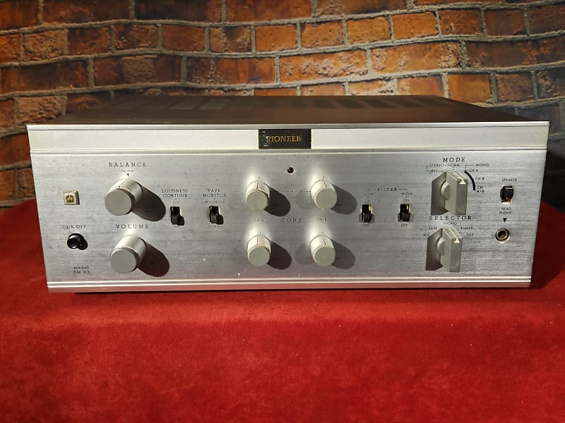 Vintage Pioneer SM-83 Power Amplifier 1969 - VERY COOL - Full | Reverb