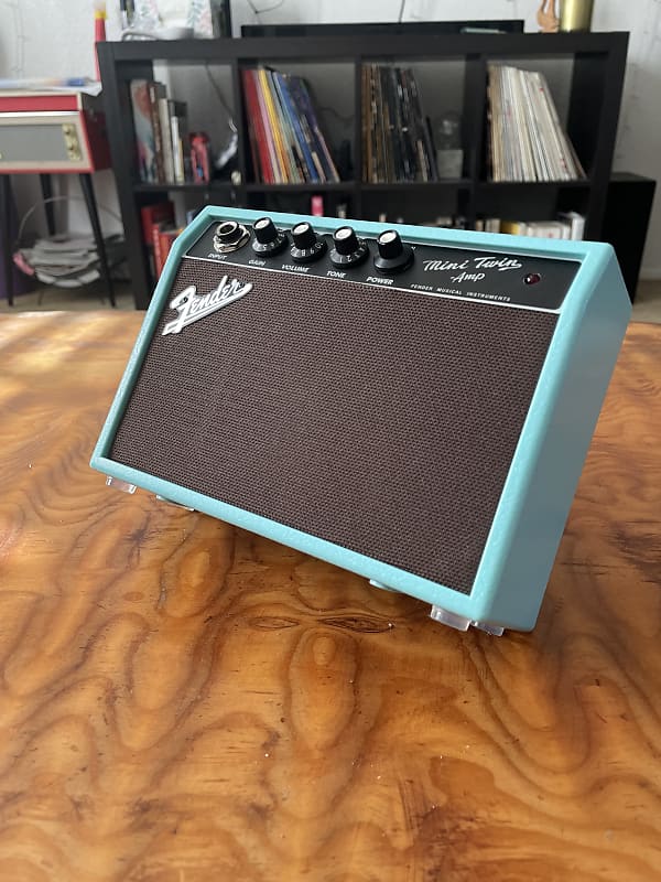Fender Mini ‘65 Twin Limited Edition Daphne Blue Amp | Reverb