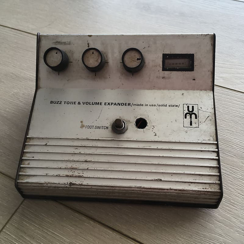 Vintage UMI Buzz Tone 1960's fuzz volume expander pedal | Reverb