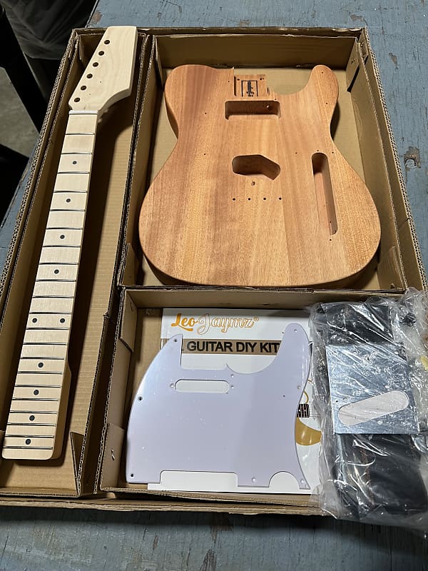 Leo Jaymz Complete Tele Telecaster DIY Guitar Kit | Reverb
