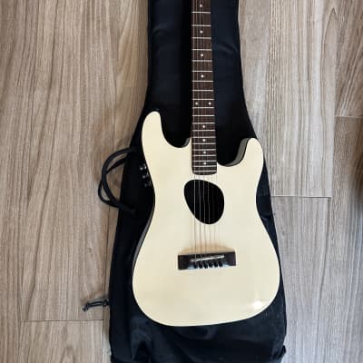 1987 Kramer Ferrington USA KFT-2 vintage white tele acoustic | Reverb