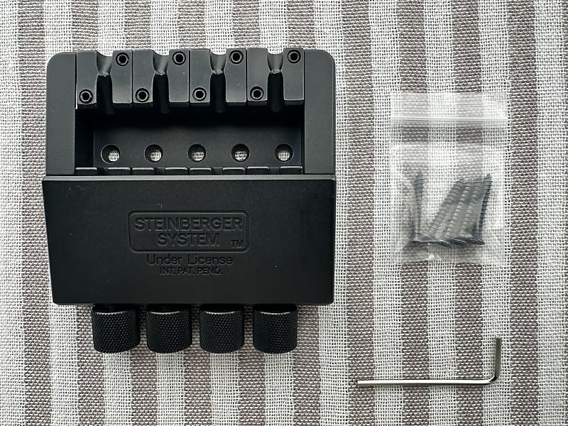 Steinberger 4-string HEADLESS bass bridge, current OEM | Reverb