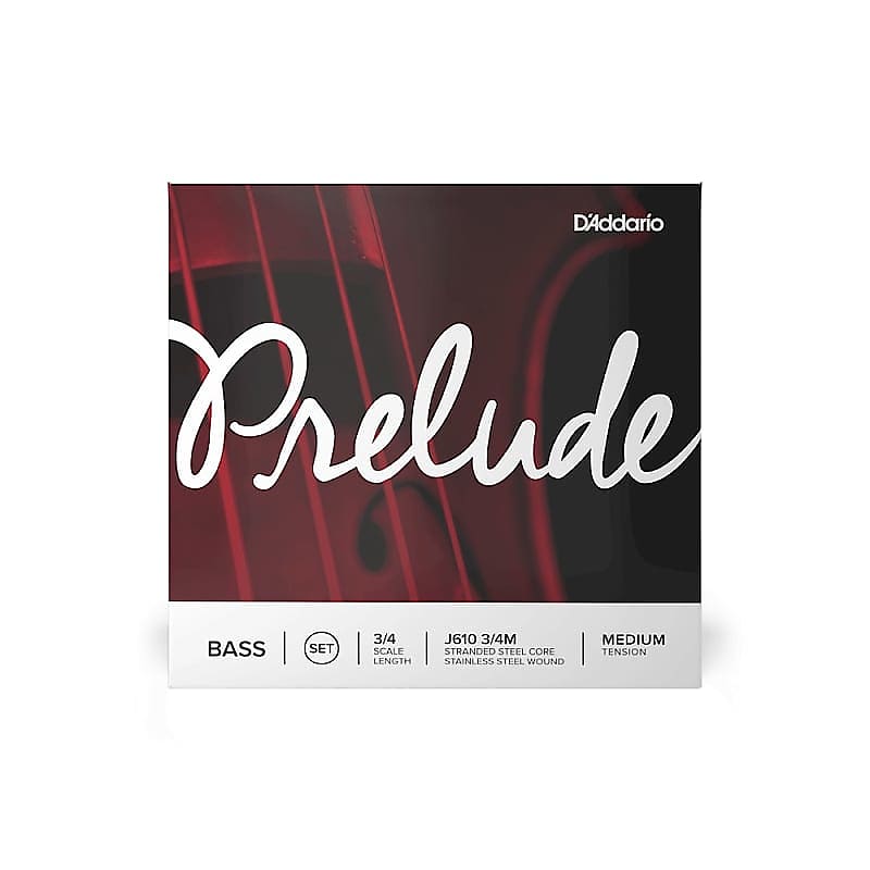 D'Addario Prelude Bass Strings - SINGLE E STRING, 1/2 SCALE, | Reverb