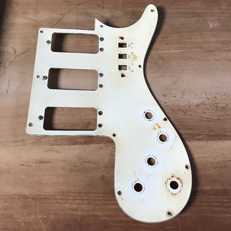 Hofner pickguard 173 60s white | Reverb