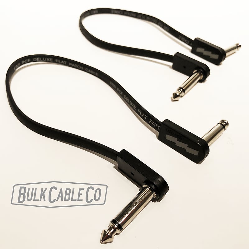 EBS Flat Patch Cable - 2 Pack - 11" Length - PCF-DL28 Deluxe | Reverb