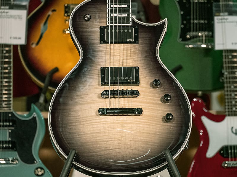 ESP E-II Eclipse Full Thickness Blacj Natural Burst | Reverb