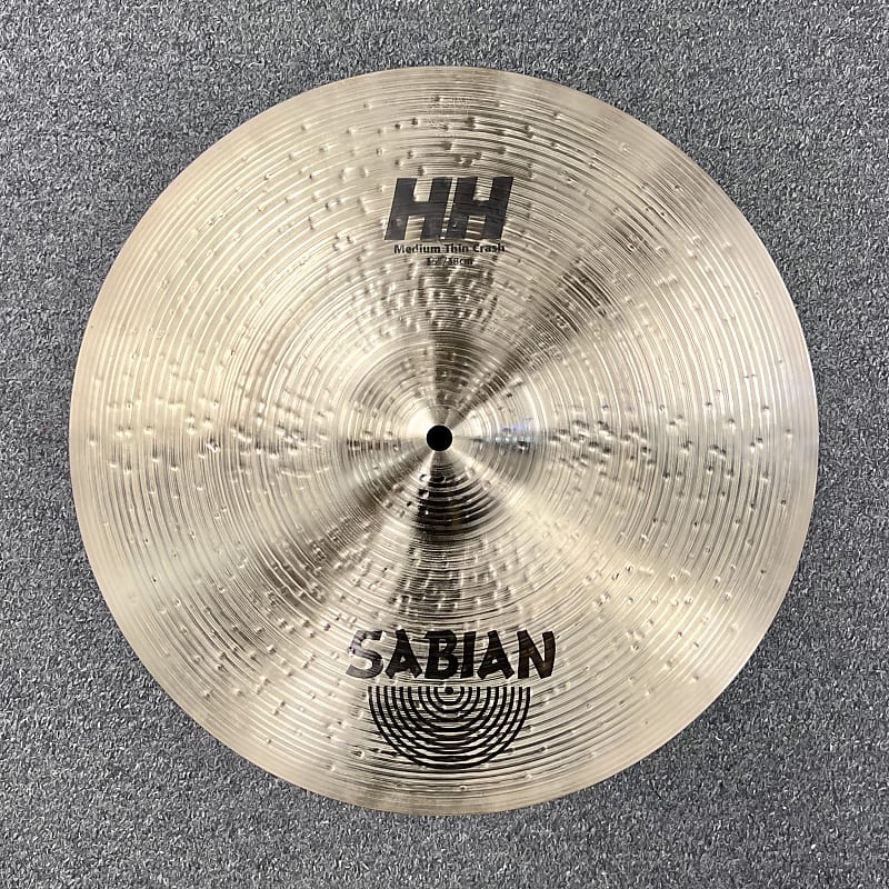 Sabian HH 15-In Medium Thin Crash Cymbal, Old Logo, 857gm | Reverb