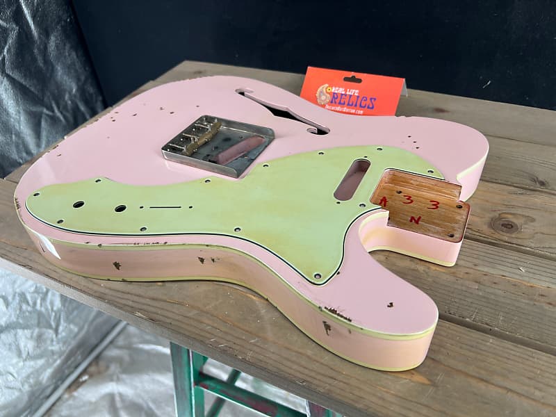Real Life Relics Nitro 69 Thinline Tele® Telecaster® Body | Reverb