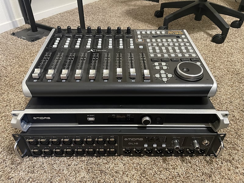 Midas M32c, Dl16, X Touch Controller | Reverb