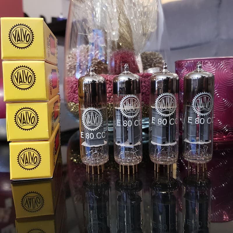 Valvo E80CC 6085 SQ Holland VBA codes,matched quad,near | Reverb UK