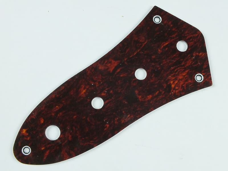 Red/Black Tortoiseshell Control Plate for Jazz J Bass | Reverb UK