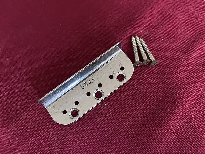 1950s Fender Champion lap steel guitar bridge plate | Reverb