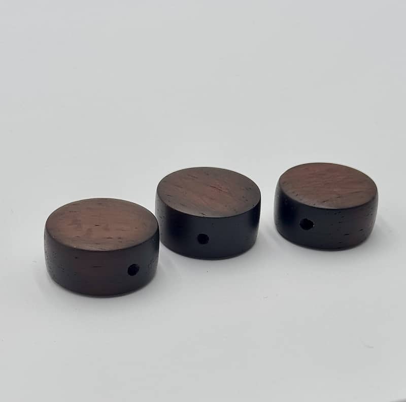 Brazilian Rosewood -Wood volume/tone knobs (Price per knob) | Reverb