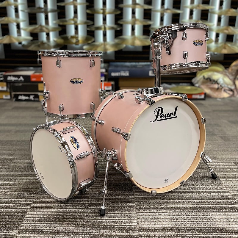 PEARL DECADE MAPLE BOP 4-PC SHELL PACK ROSE MIRAGE | Reverb