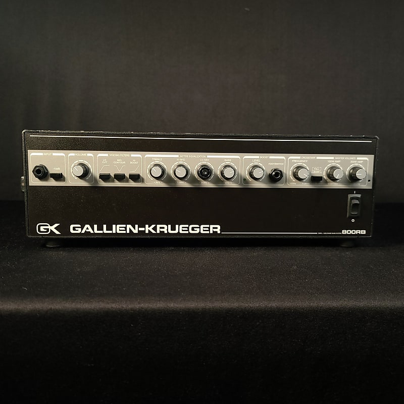 Used Gallien Krueger GK 800RB Bass Amplifier Head | Reverb