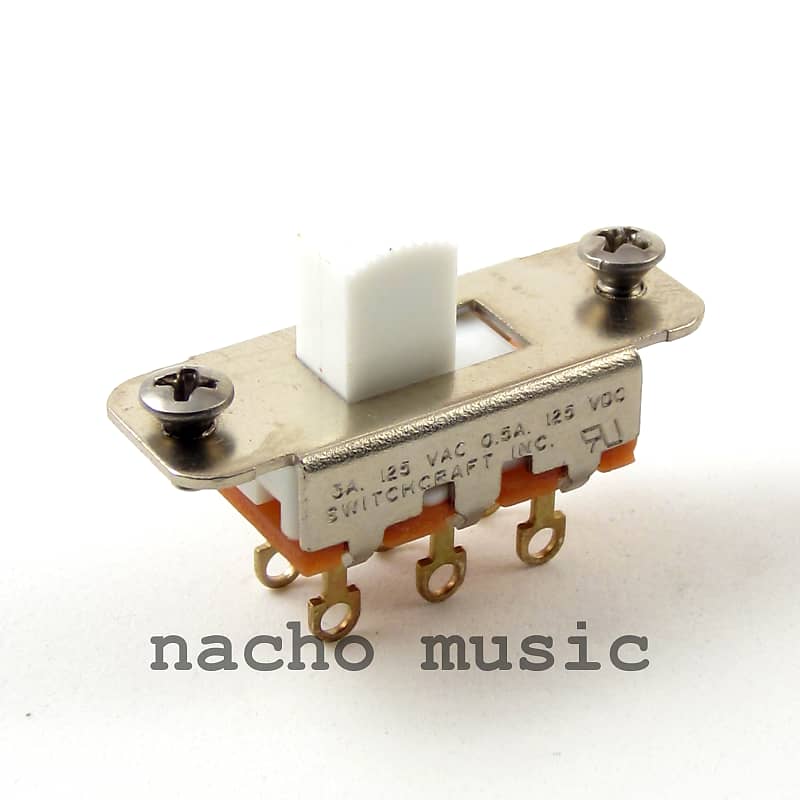 Switchcraft On-On Slide Switch for Fender Jazzmaster / Jaguar | Reverb