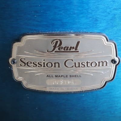Pearl 8x10" Session Custom Rack Tom Drum Blue Burst | Reverb
