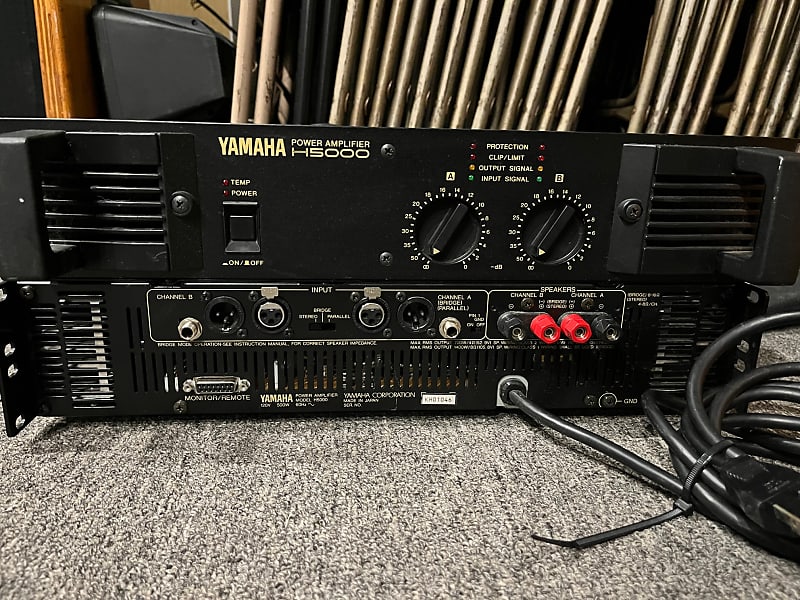 Yamaha H5000 Power amplifier 1400w Bridge | Reverb