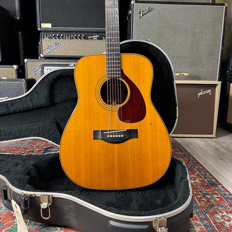 Yamaha FG500 Red Label Dreadnought 1971-72 | Reverb UK