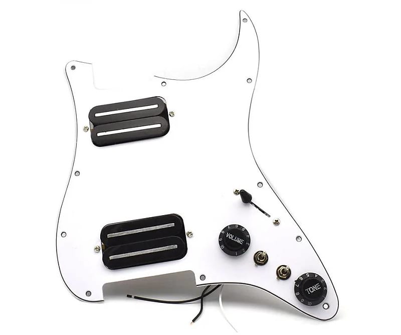 HH Guitar Dual Rails Pickups Loaded Prewired Strat Style | Reverb