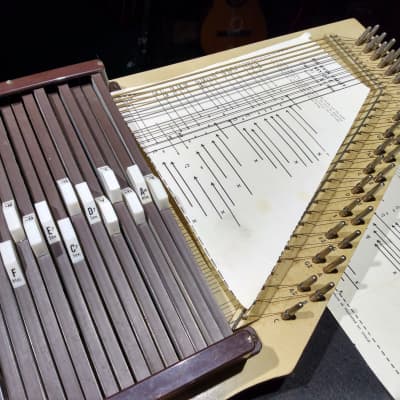 Chromaharp Autoharp 15 Chord Bars and Holders Complete | Reverb