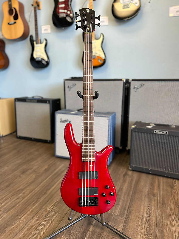 Spector ns/2005 w/SSD case. (Trans Red) | Reverb