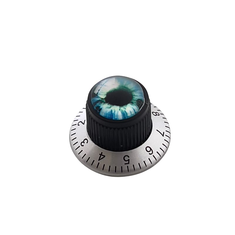Dragon Eyes (Serpent - Black and Sky) - Custom Guitar Knobs - | Reverb