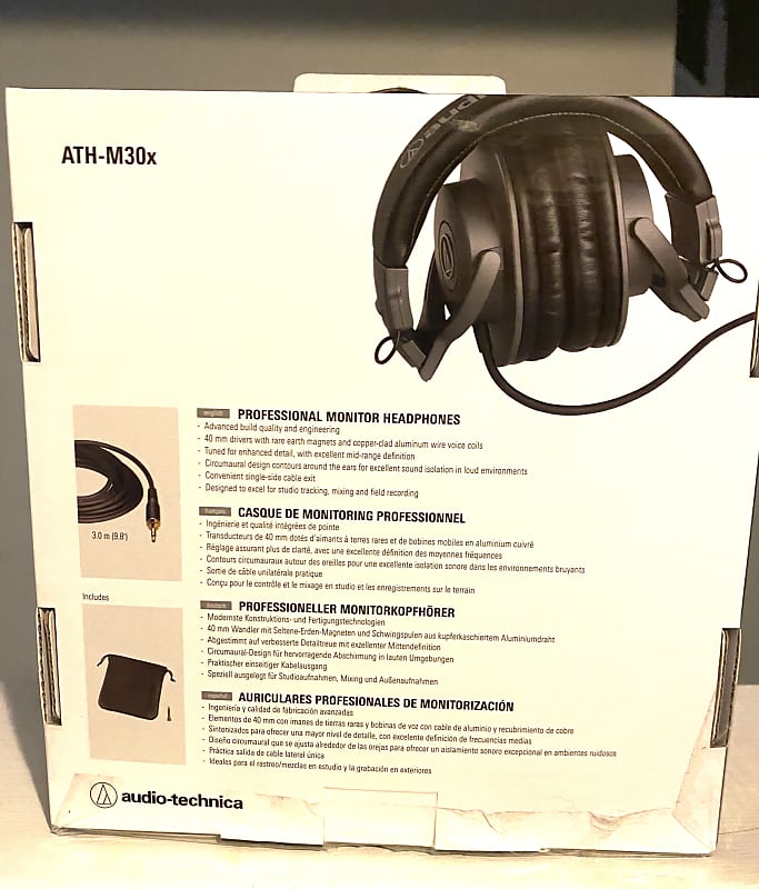 Audio-Technica ATH-M30x 2020 - Black | Reverb