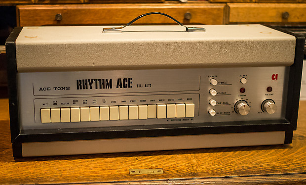 Ace Tone FR-1 Rhythm Ace 1967 Blonde/black | Reverb