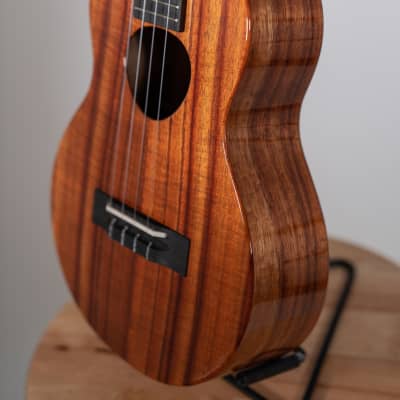 KoAloha KTM-00 Koa Tenor Ukulele Custom Nail design inlaid | Reverb