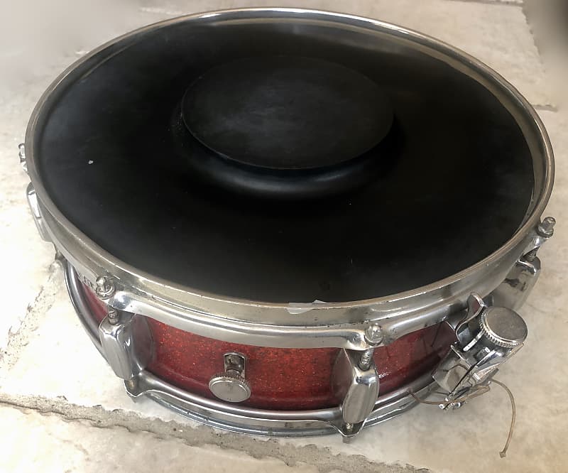 Snare Drum Mute 14" Rubber Practice Pad Gladstone Style Rests | Reverb