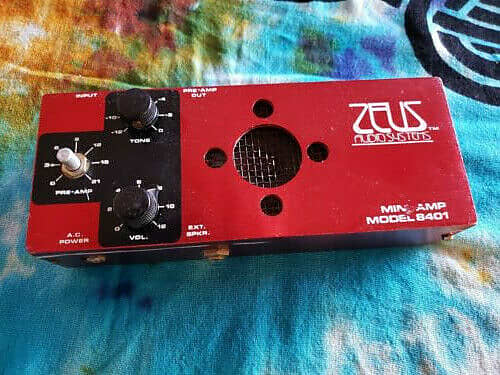 Rare Vintage Zeus Audio Systems Mini Amp model 8401 Randi | Reverb