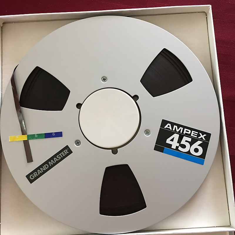 Ampex Grand Master 1/4" 456 Studio Audio Tape | Reverb