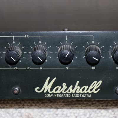 Vintage 1980s Marshall Model 3520 Bass Amp Head | Reverb