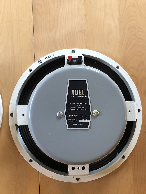 2 of 2 Altec Lancing 417-8C 1970 | Reverb