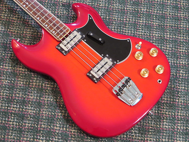 1970s Univox Japan BadAzz 4 String Short Scale Bass! w/gigbag | Reverb