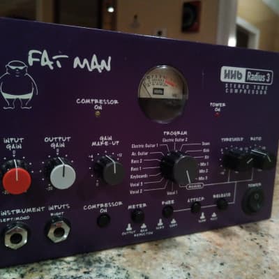 HHB/TL Audio Fat Man Radius 3 Stereo Tube Compressor Blue | Reverb