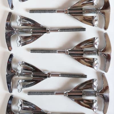 (8) Ludwig Bass Drum Tension (Tuning) Rods and Claws, | Reverb