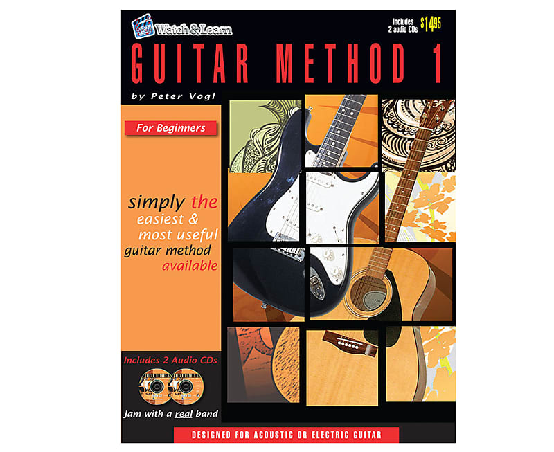 Watch & Learn Guitar Method 1 - Book and Double CD | Reverb UK