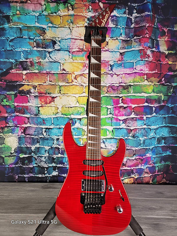 2003 Jackson SL3 MIJ - Red flame | Reverb