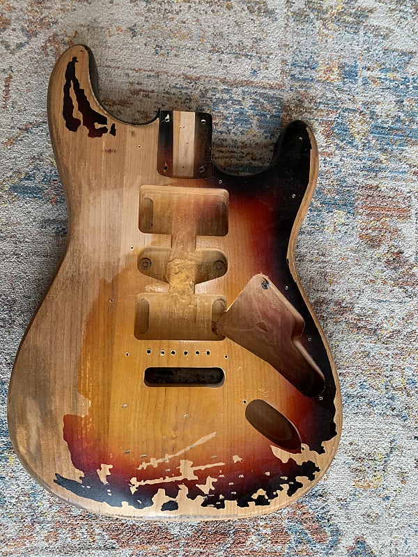 Allen Eden Relic Guitars Stratocaster 2020 - Sunburst | Reverb