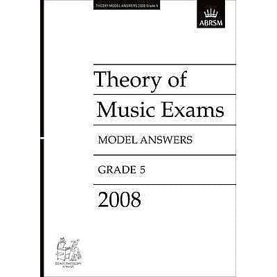 ABRSM Music Theory Model Answers 2008 Grade 5 | Reverb