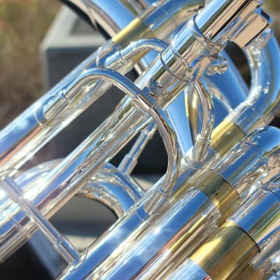 Eastman EPH495 Silver Bb Sousaphone - Professional | Reverb