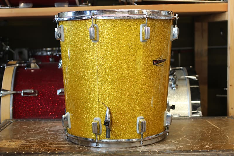 1960's Trixon 'Telstar' outfit in Yellow Sparkle | Reverb