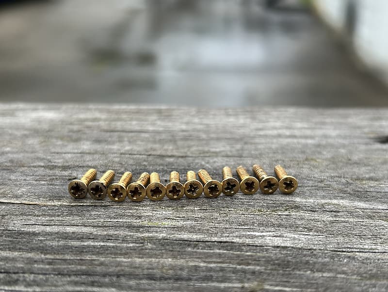 Gibson Vintage Gibson Kluson Gold Waffle Back Tuner Screw | Reverb