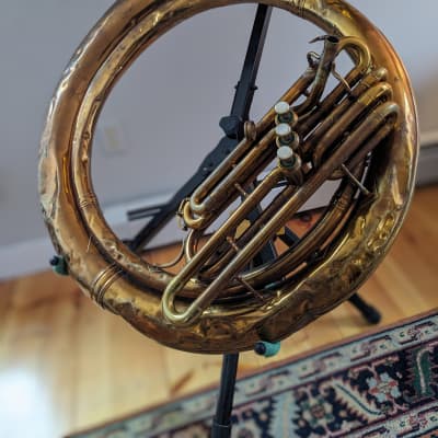 King HN White Sousaphone 1250 Late 1950s - Laquered Brass | Reverb