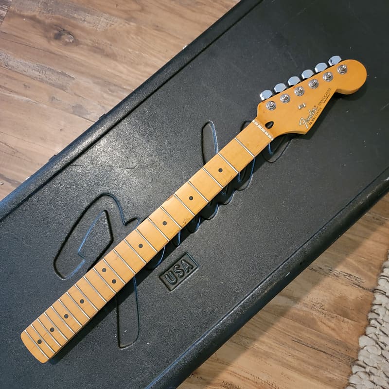 1992 Fender Guitar Neck Stratocaster MIM With Tuning Pegs | Reverb
