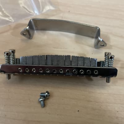 Rickenbacker Style 12-String Bridge 2021 - Chrome | Reverb