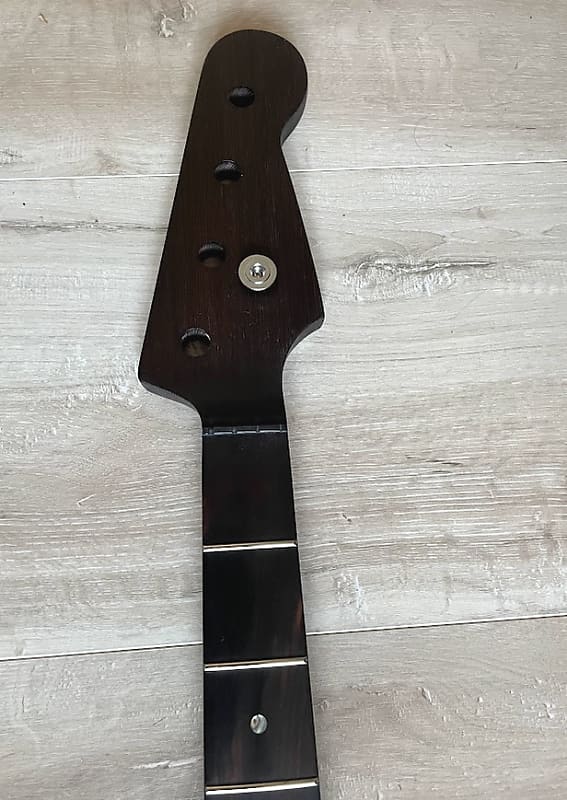 Warmoth Wenge / Ebony Bass Neck Fender Lic. J-Bass P-Bass | Reverb