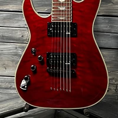 Schecter Left Handed Omen Extreme 7 7 String Electric Guitar | Reverb